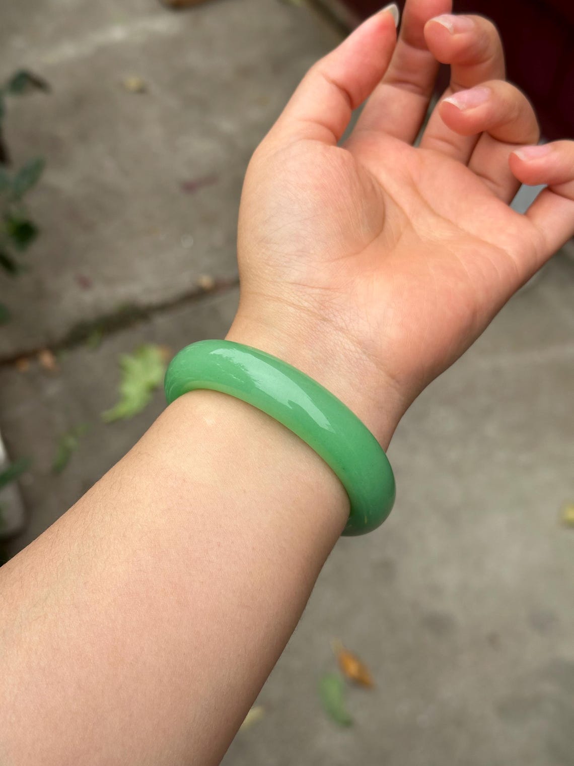 53-55mm Jade Bangle-high Quality Jade Bangle- Ice Jade Bangle - Gift ...