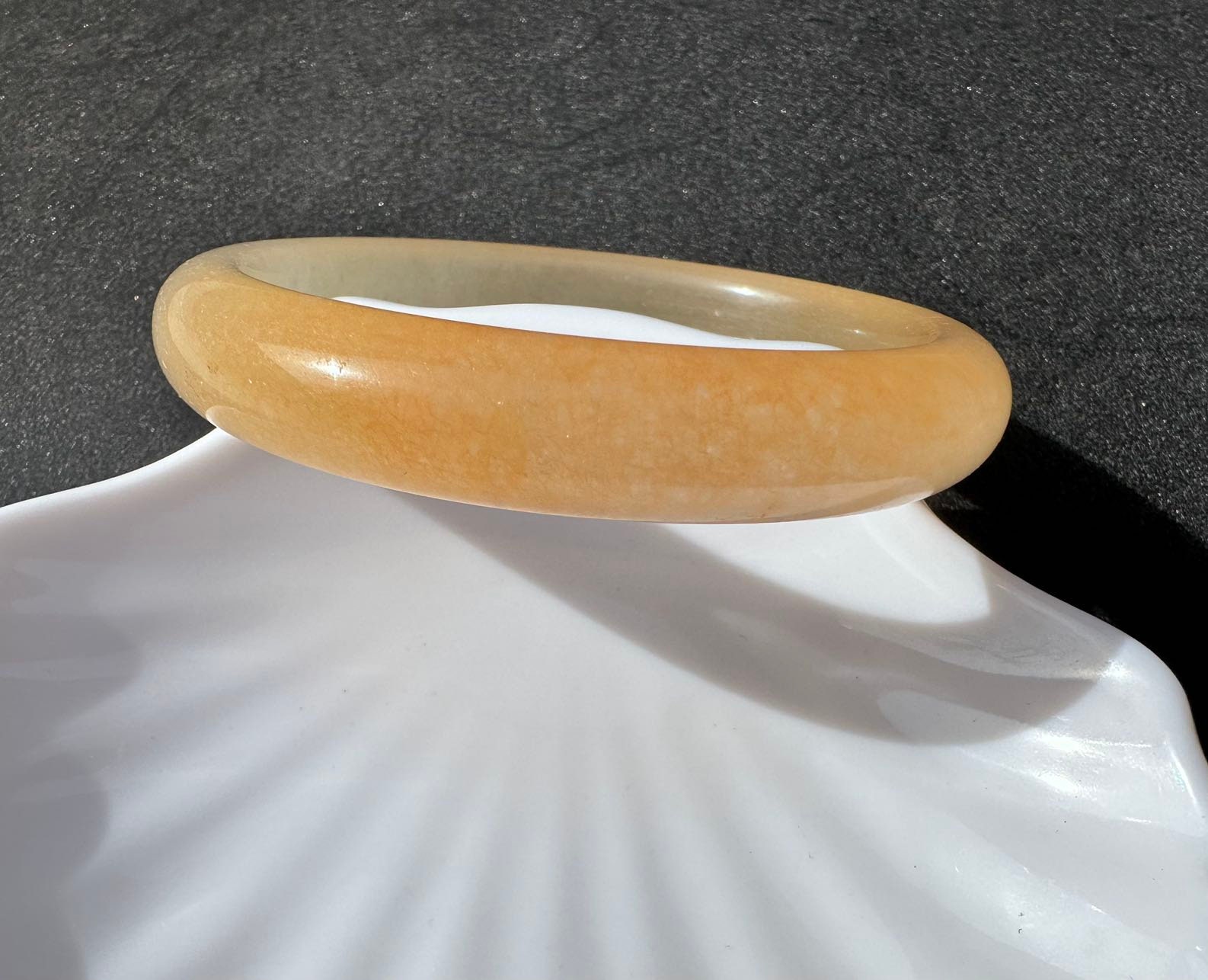 Natural Quartzite Jade Bangle-ice Orange Jade Bangle-gift for - Etsy