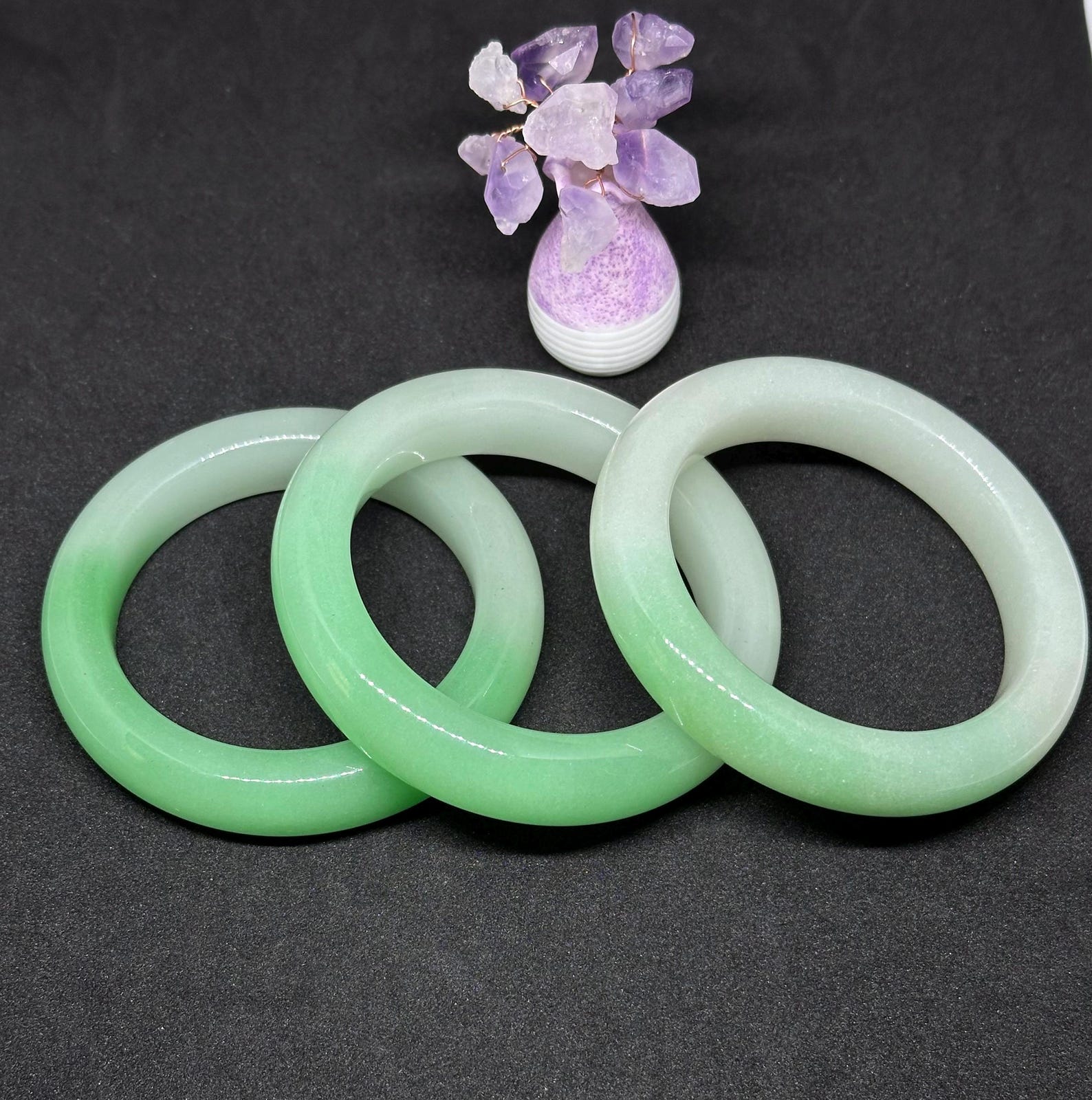 53-55mm Jade Bangle-high Quality Jade Bangle- Ice Jade Bangle - Gift ...