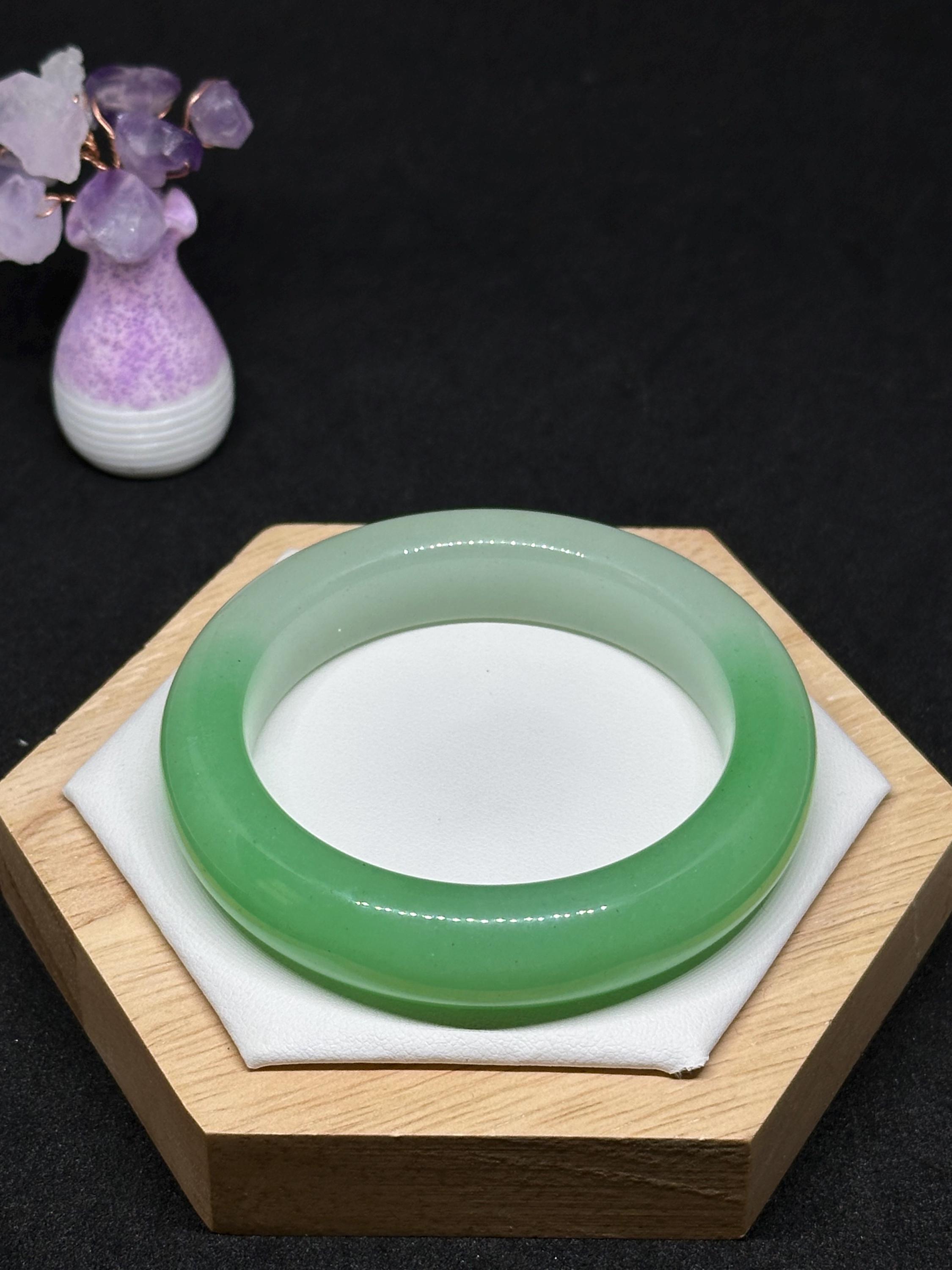 53-55mm Jade Bangle-high Quality Jade Bangle- Ice Jade Bangle - Gift ...