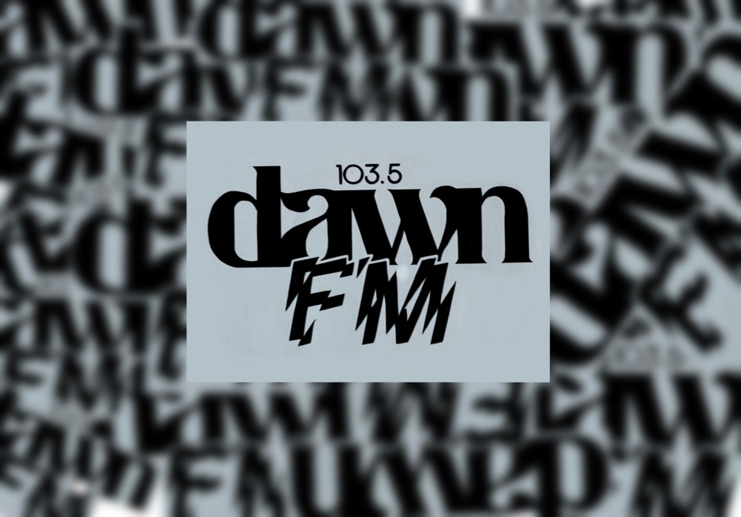 The Weeknd Decal | DAWN FM | XO - Etsy