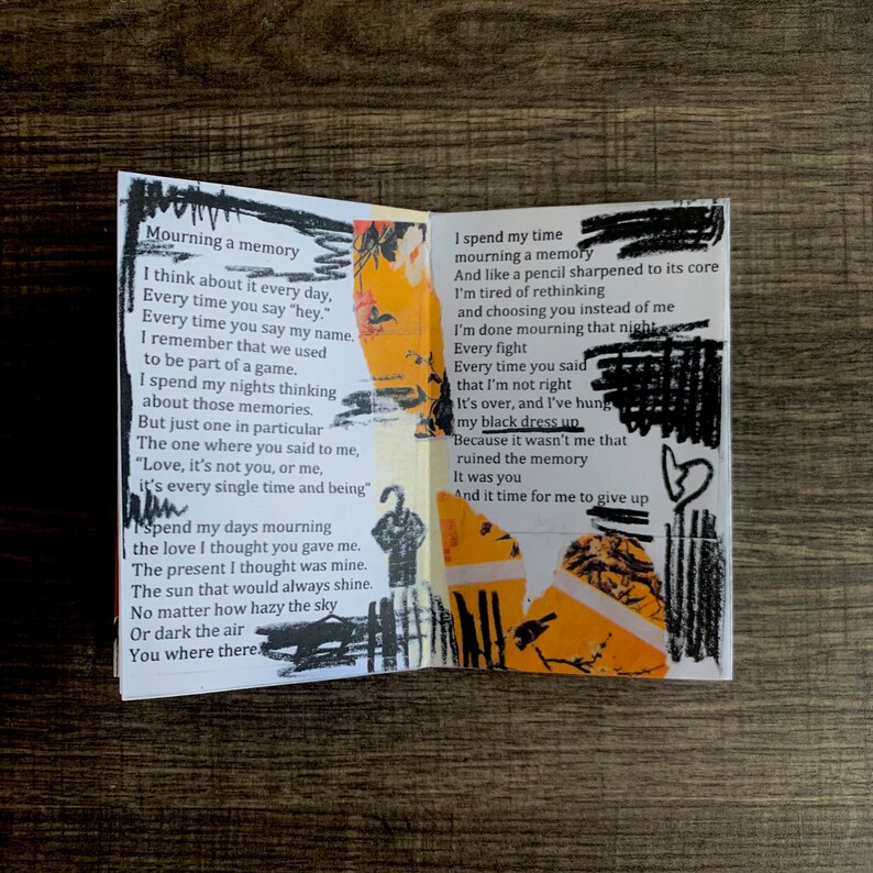 Sad Love Poems Poetry Zine - Etsy