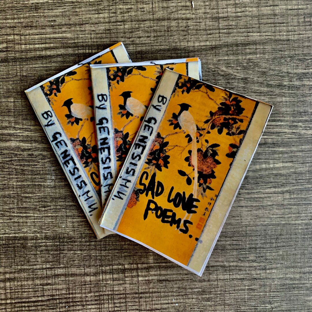 Sad Love Poems Poetry Zine - Etsy