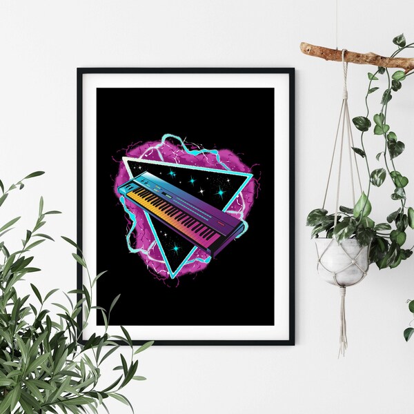 Synthwave Room Decor - Etsy