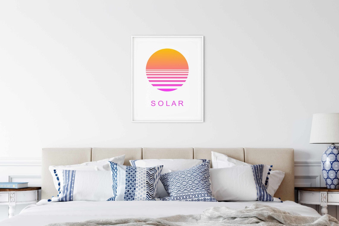Vaporwave Decor | Synthwave Poster | Retrowave Art | Aesthetic Room ...