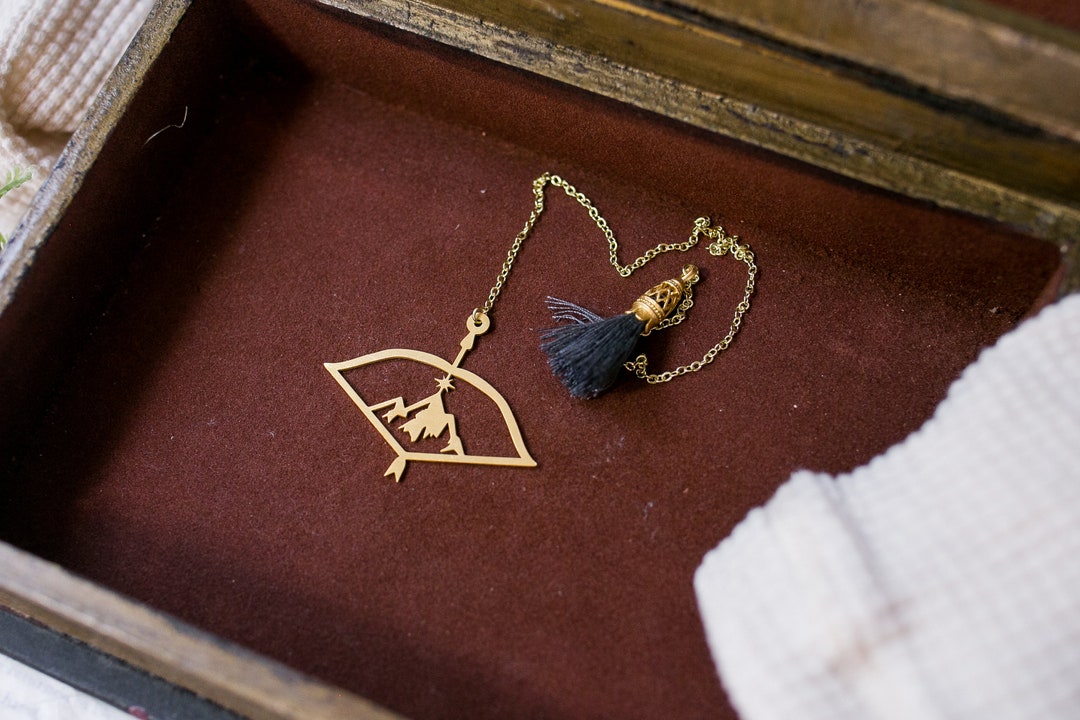 Arrow Charm Gold Chain Bookmark Book Jewelry Unique Bookmark Simple ...