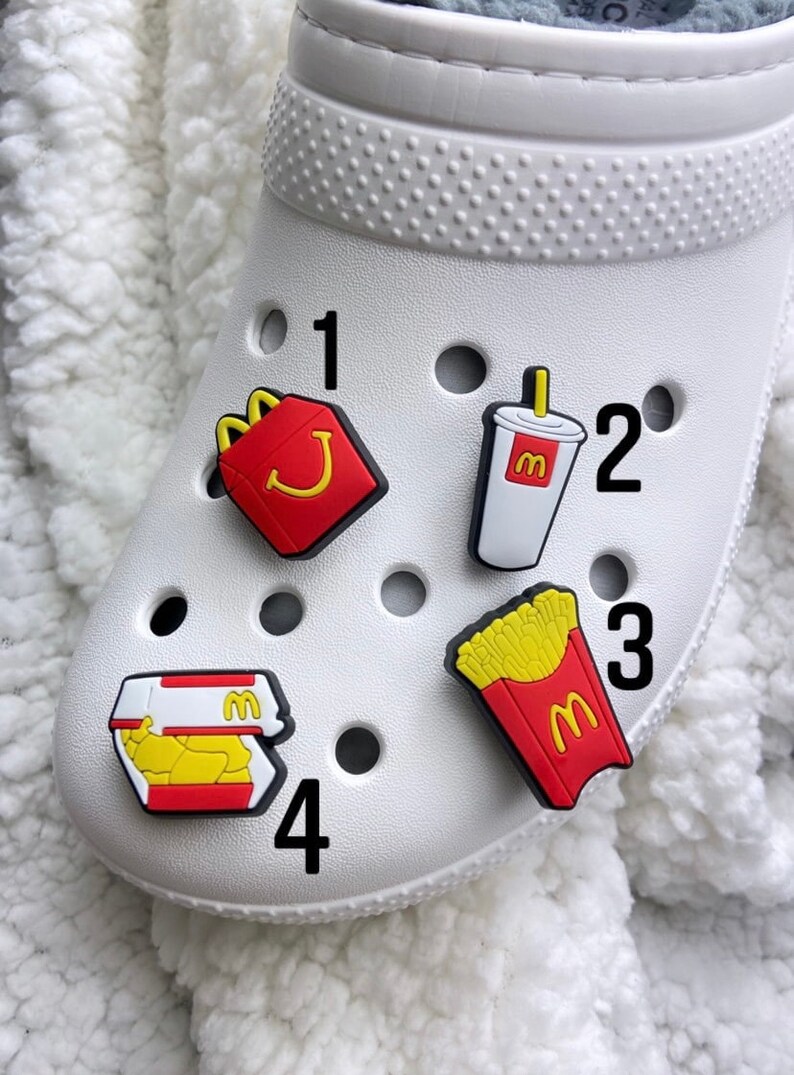 French Fries Shoe Charms Nuggets Croc Charms Fast Food - Etsy Canada