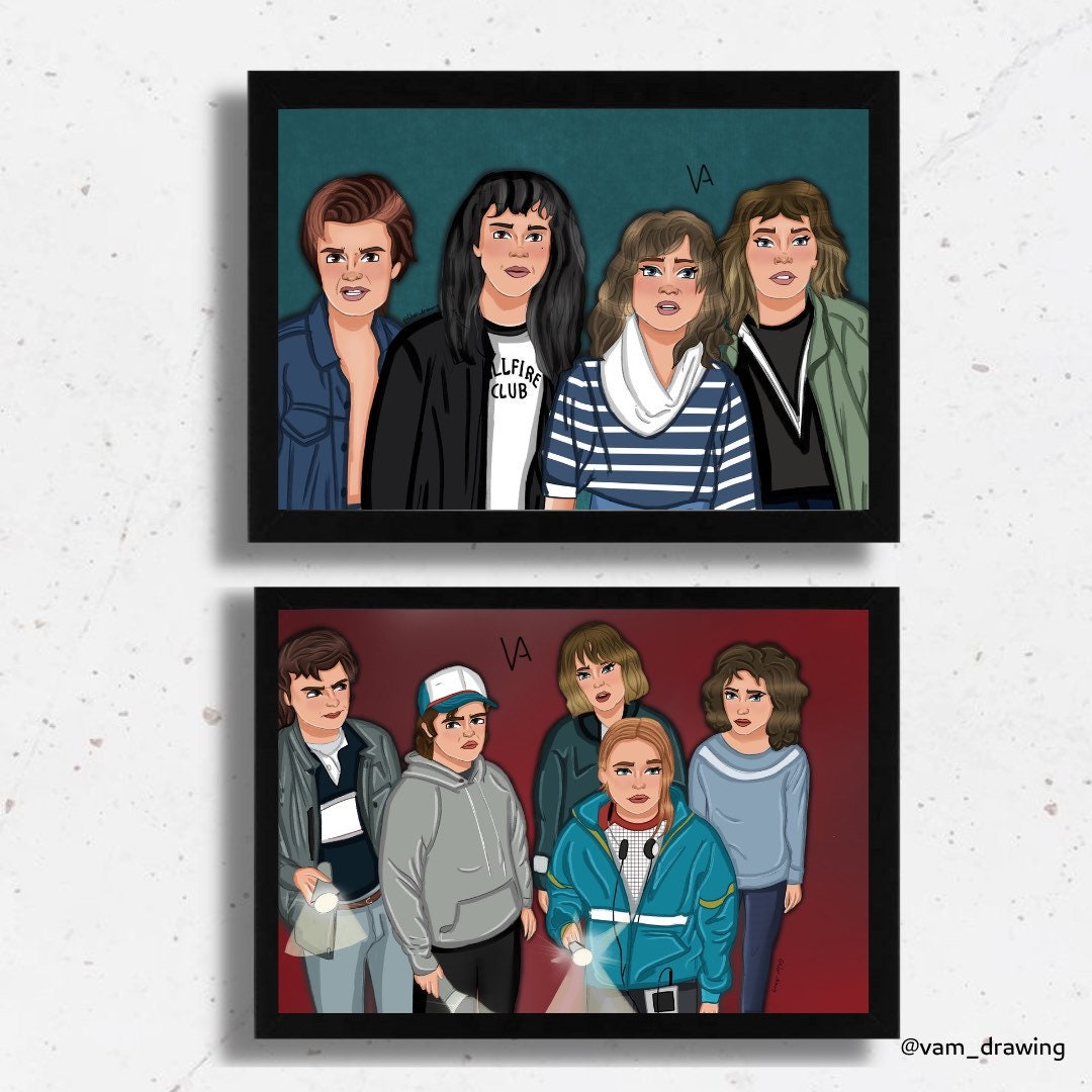 STRANGER THINGS Decorative Sheets - Etsy