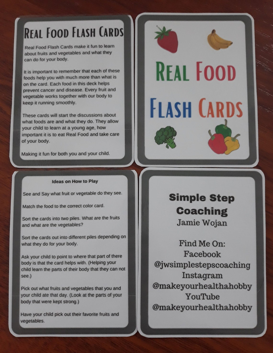 Fruit and Vegetable Printable Flash Cards | Etsy