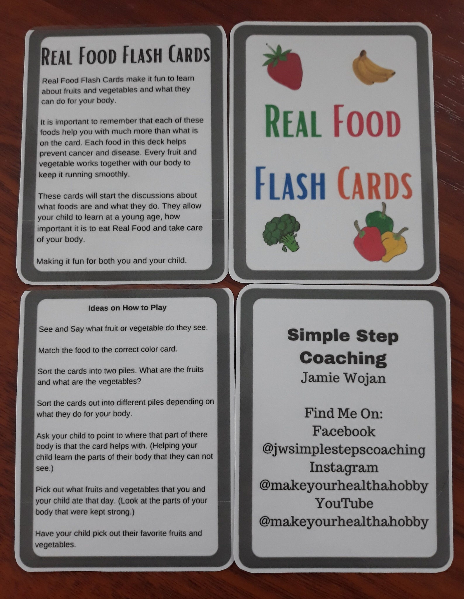 Fruit and Vegetable Printable Flash Cards | Etsy