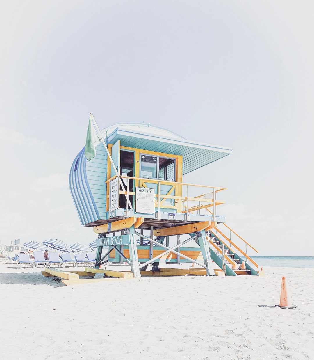 Beach Prints, Lifeguard Print, Miami, Beach, Wall Decor, South Beach ...
