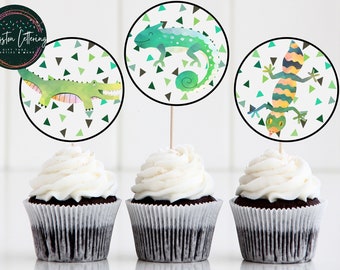 Snake Cupcake Toppers - Etsy