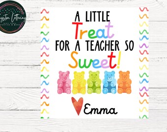 Sweet Treat Teacher Appreciation - Etsy