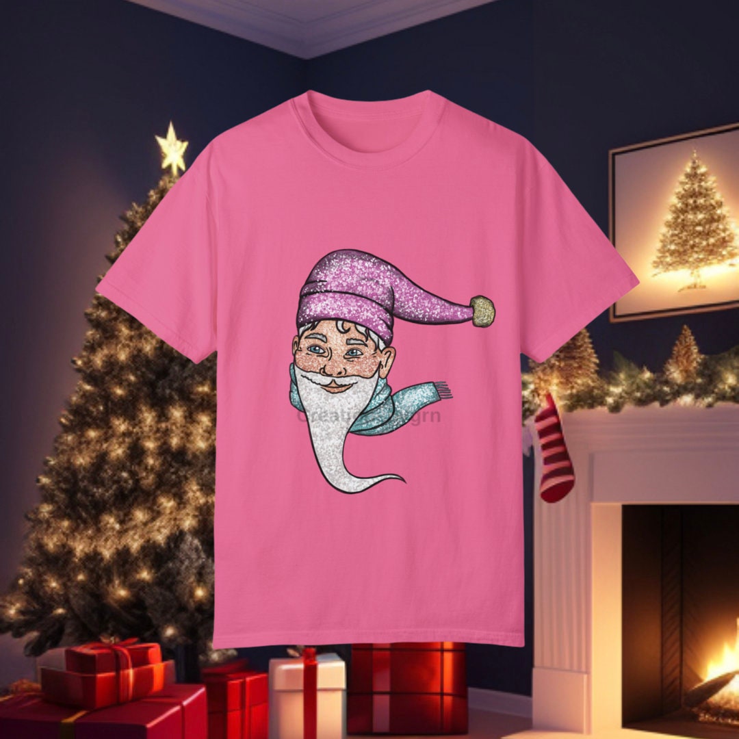 Cool Swag Sparkly Santa Png, PNG Cool Shirt Design, Cheerful Sun ...