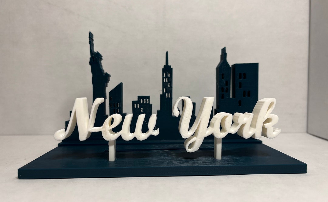 New York City Sign, New York City Deco for New Home, New York Skyline ...