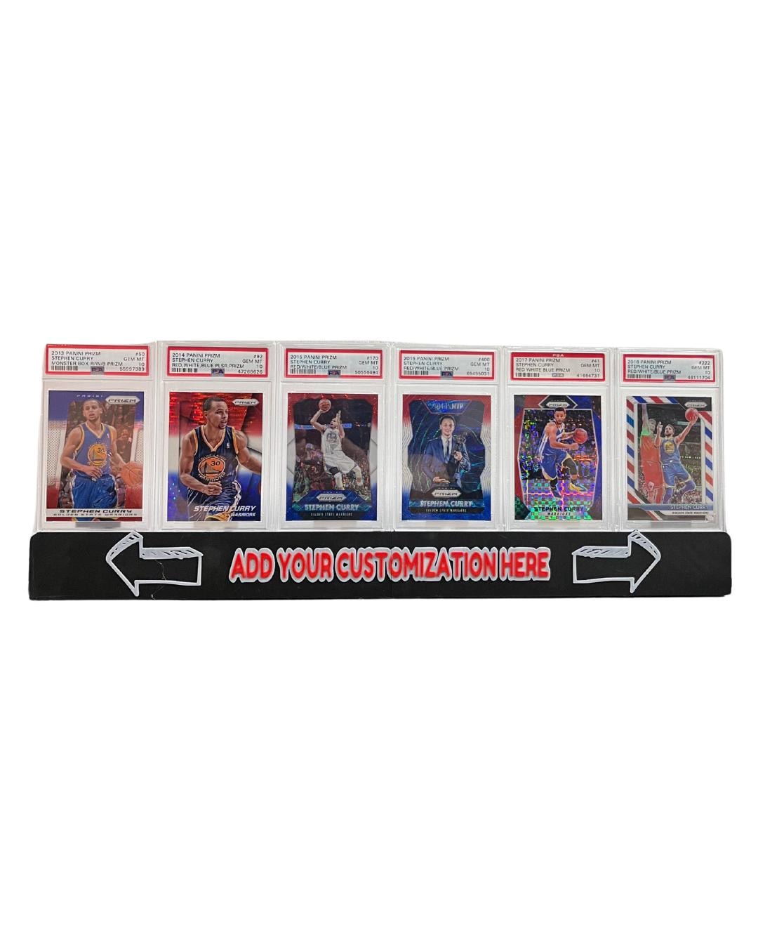 6 Card - Custom Logo Card Stand, Sports Card Display, Trading Card ...