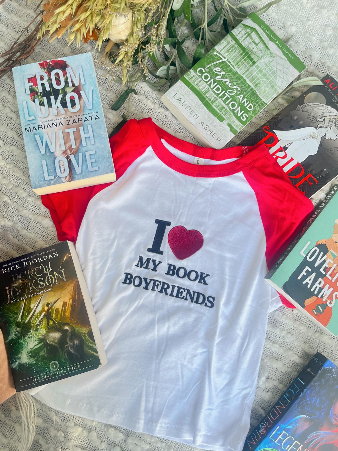 I Heart My Book Boyfriends Baby Tee / Bookish Baby Tee / Book Merch ...