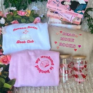 Read More Books Sweatshirt | Book Sweatshirt | Bookish Merch | Reader ...