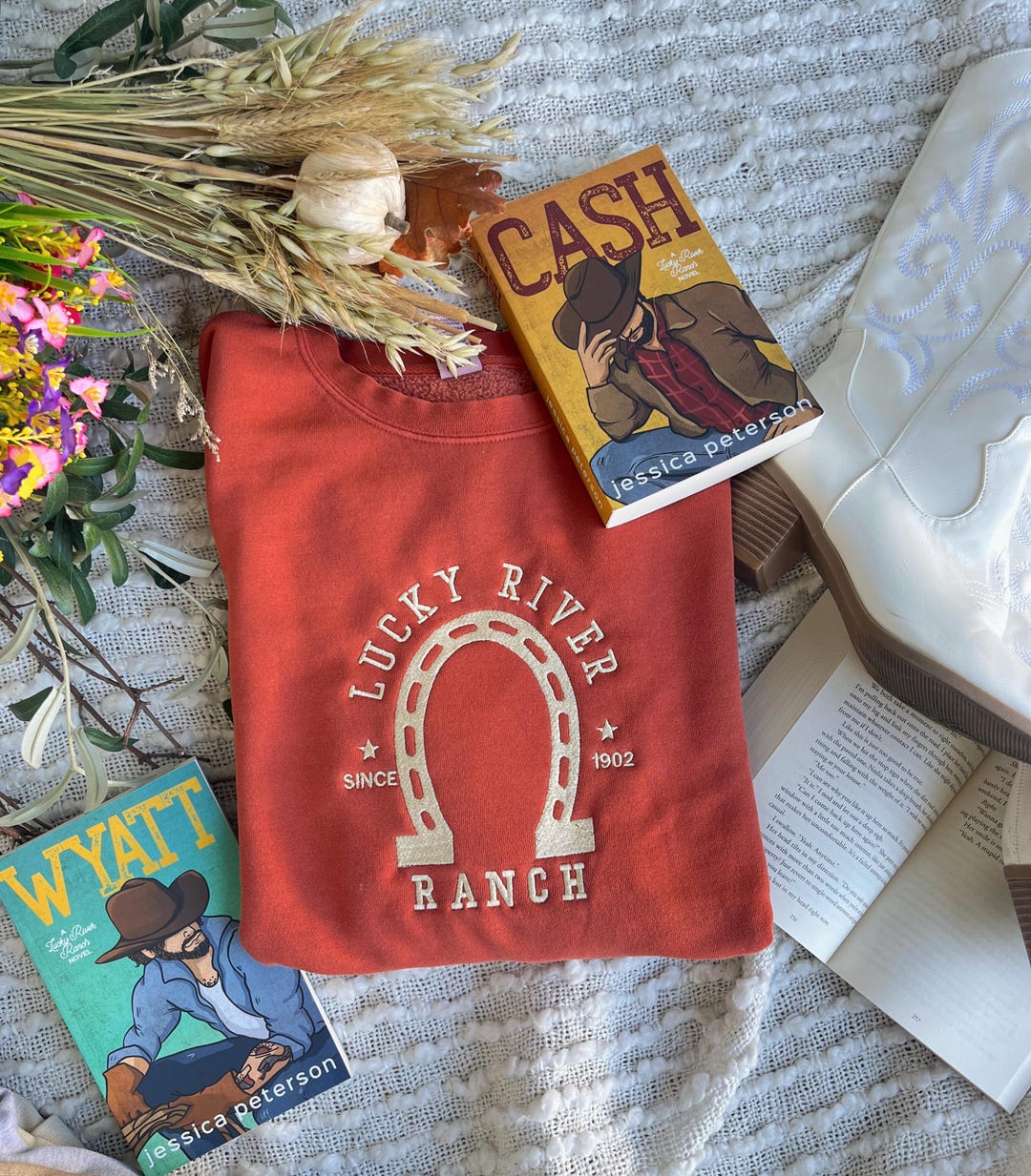 Lucky River Ranch Sweatshirt/ Jessica Peterson Merch / Cash Wyatt Merch ...