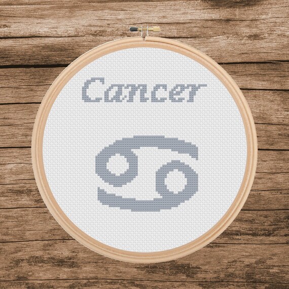 Cancer Zodiac Symbol PDF Pattern Only | Etsy