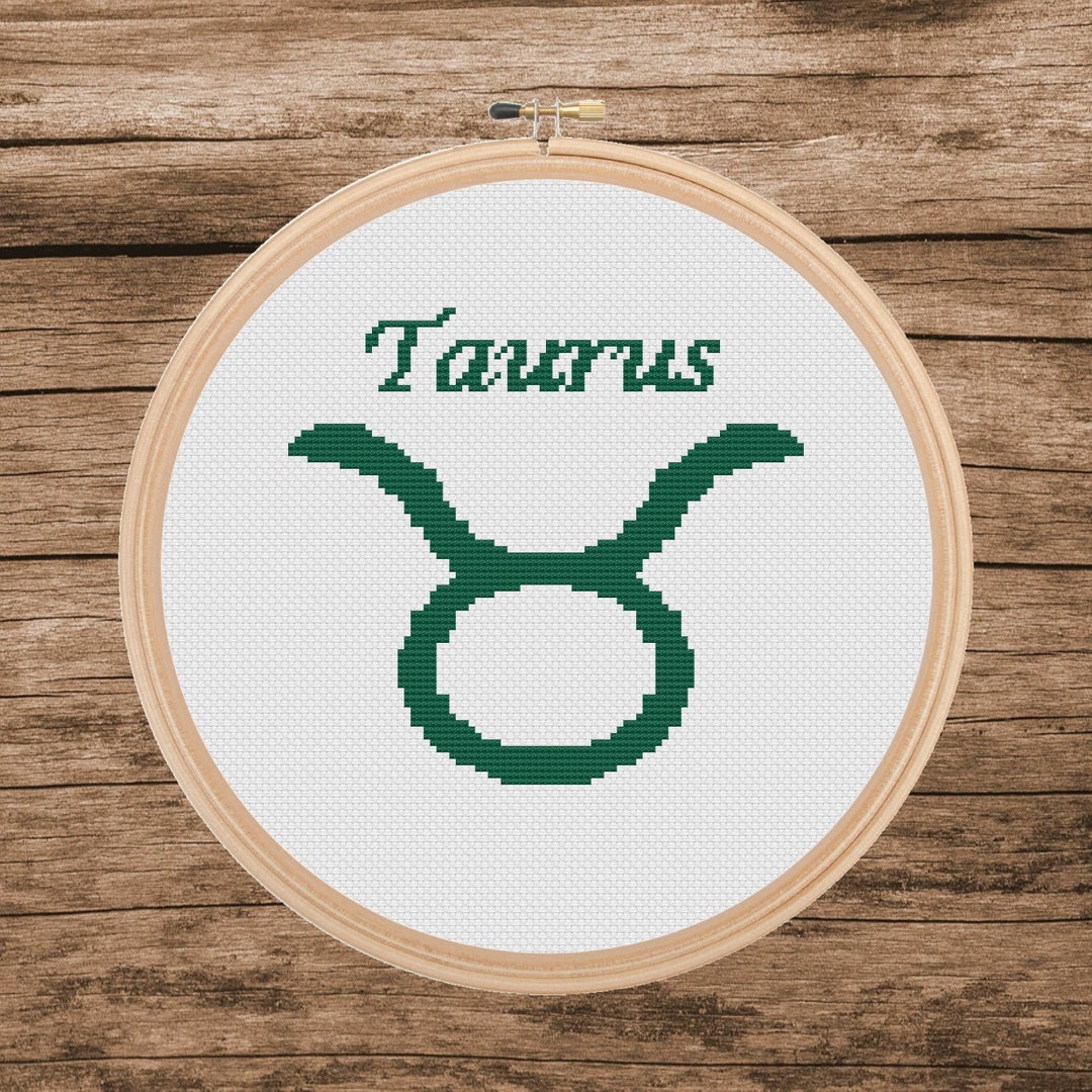 Taurus Zodiac Symbol *PDF Pattern Only* - Etsy