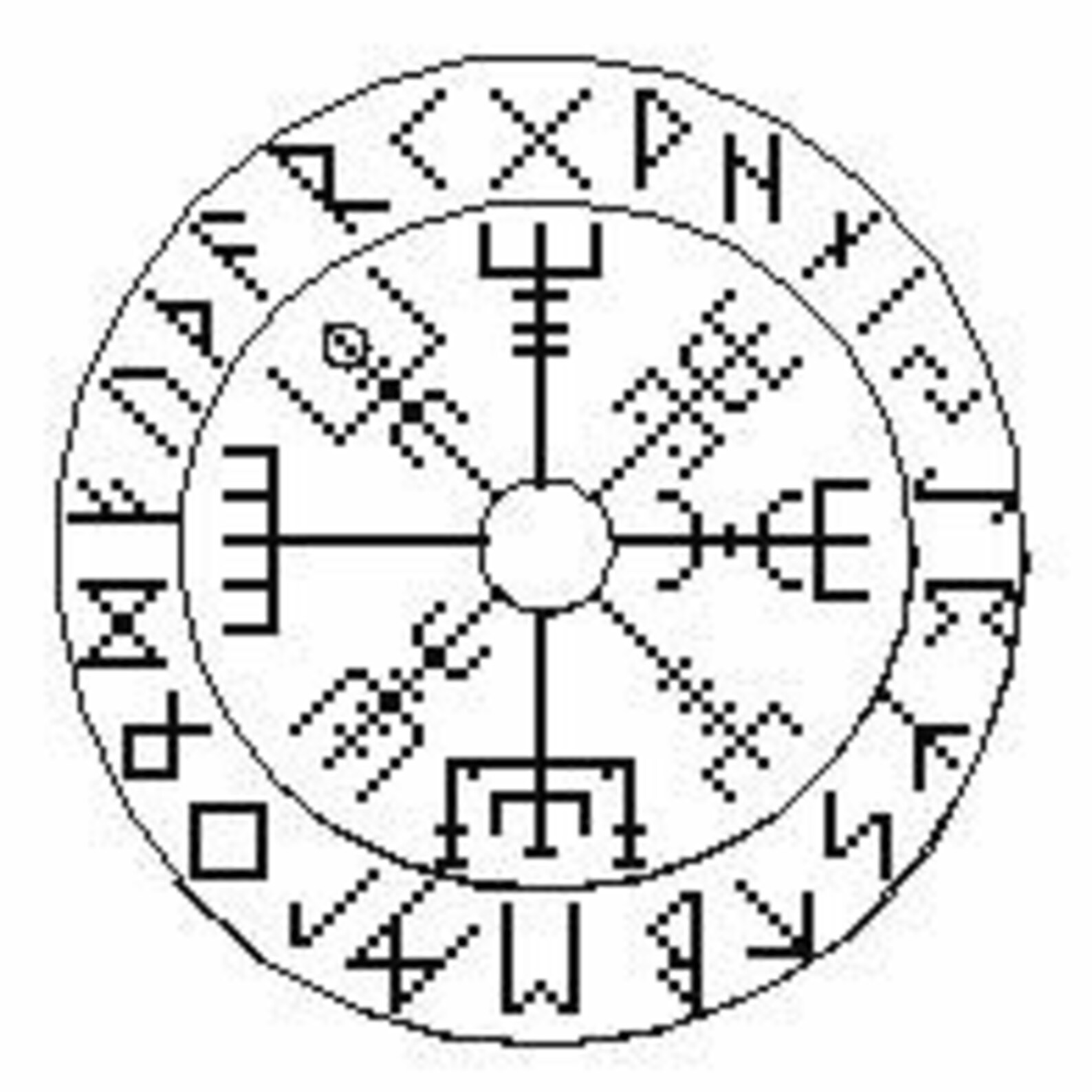 Vegvisir: Nordic Compass **PDF Pattern Only** - Etsy