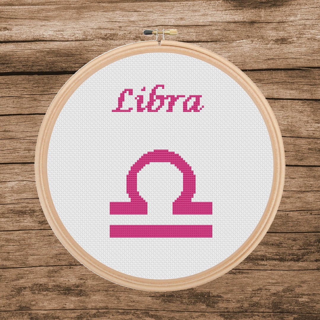 Libra Zodiac Symbol **PDF Pattern Only** - Etsy