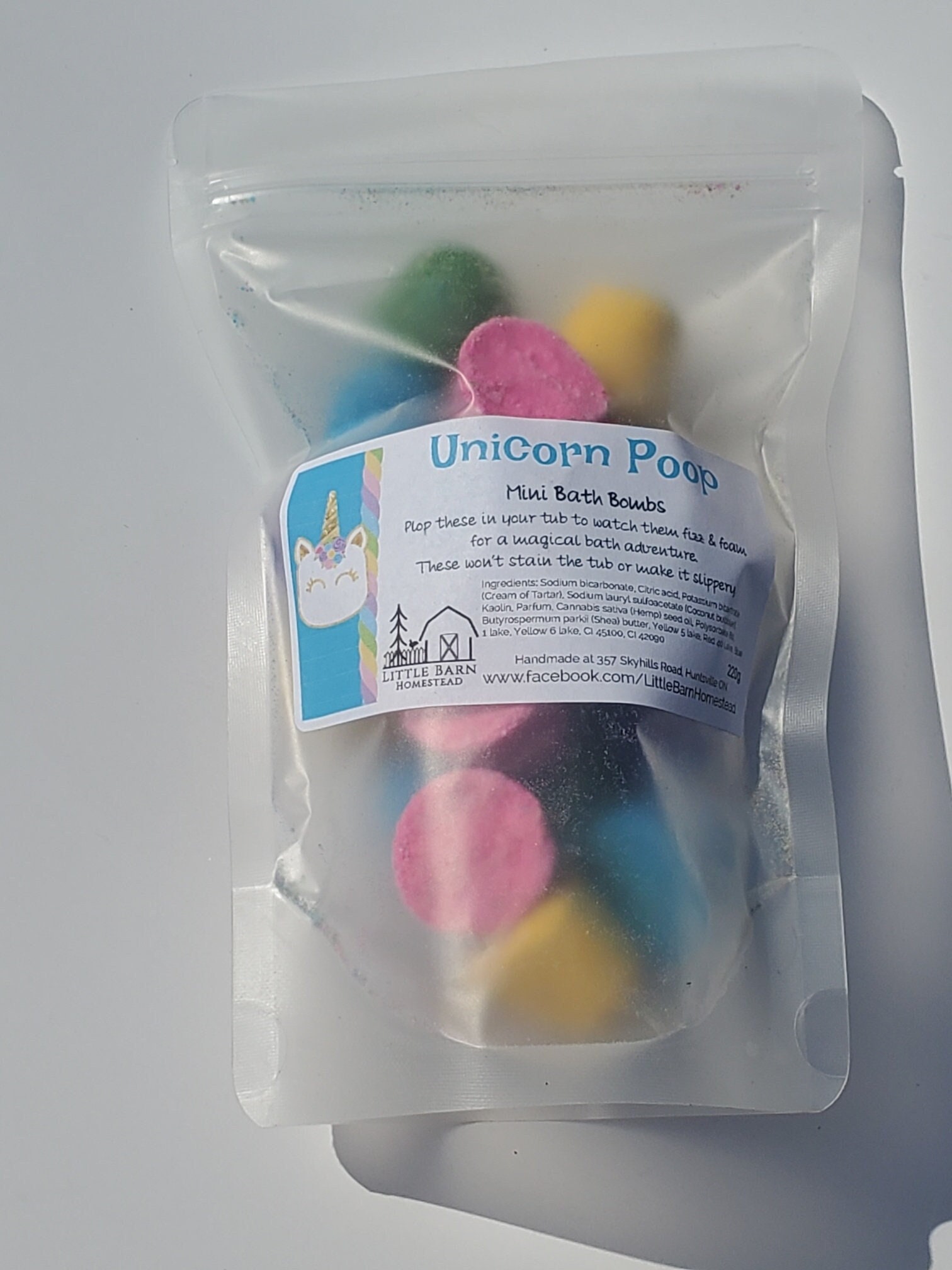 Unicorn Poop Mini Bath Bombs Bath Bombs for Kids Fun in the - Etsy