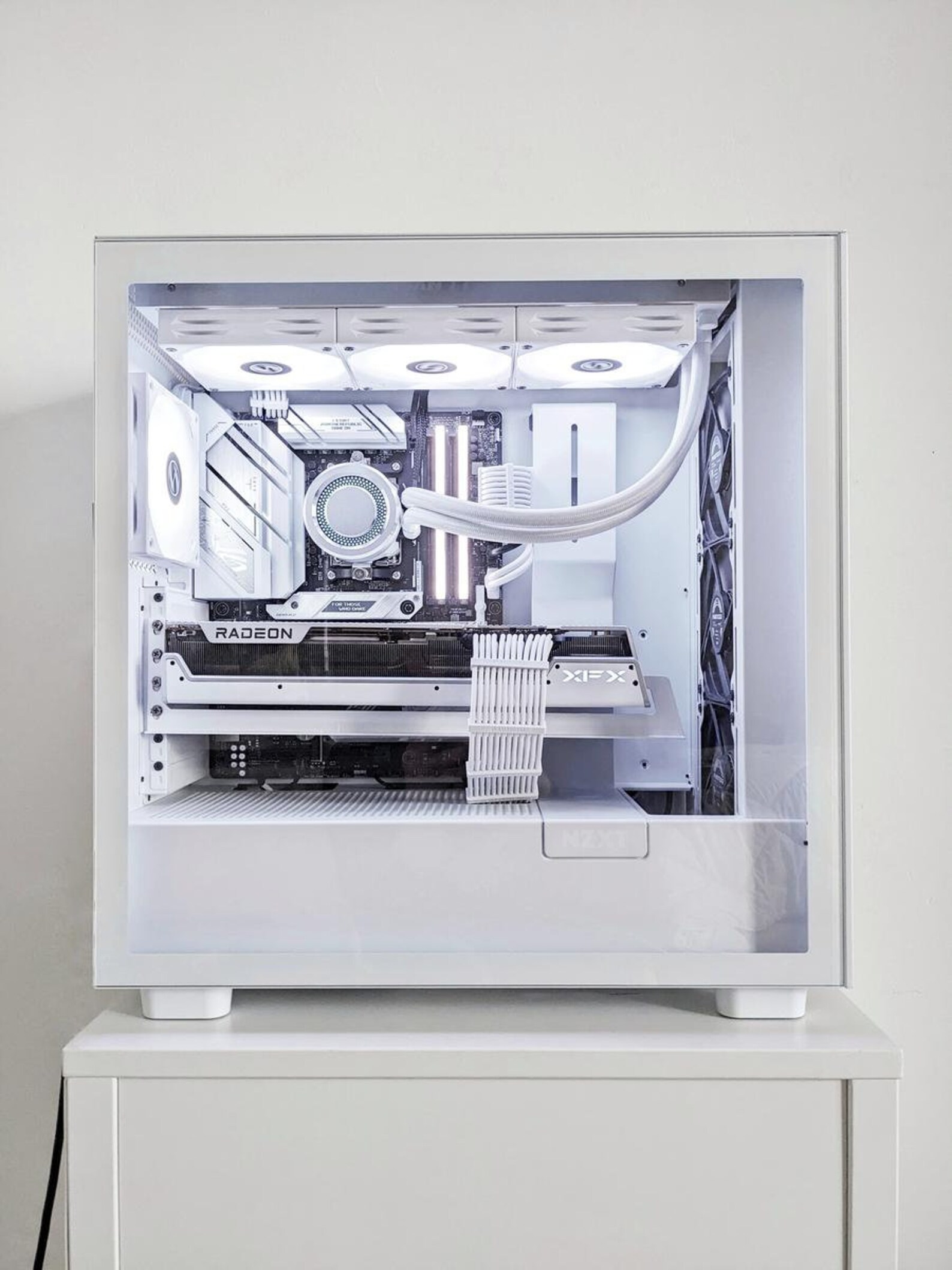 Gaming PC snow White 1TB SSD RTX 4060 Ryzen 5 White Gaming Computer 100 ...