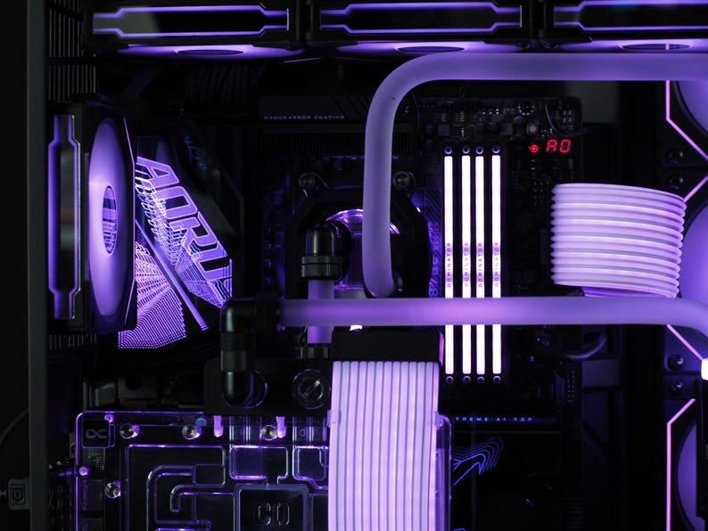 Gaming PC | "ultraviolet" | RTX 5090 | Cyberpunk PC - Etsy