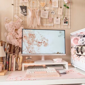 Gaming PC sakura by Optimist Streaming Ready Pink Floral PC - Etsy