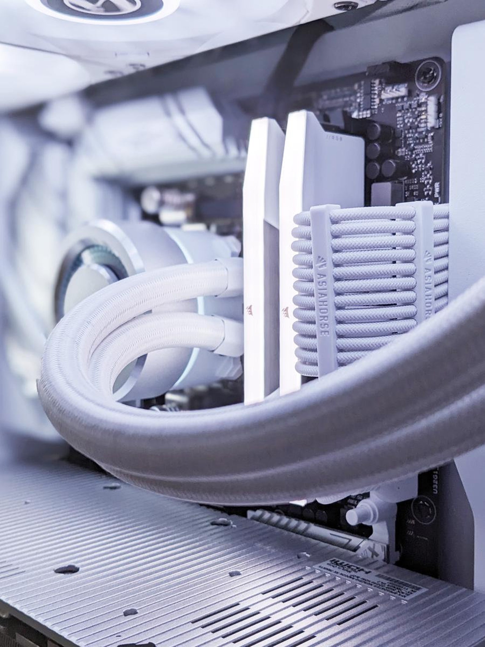 Gaming PC snow White 1TB SSD RTX 4060 Ryzen 5 White Gaming Computer 100 ...