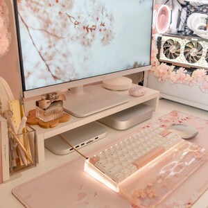 Gaming PC sakura by Optimist Streaming Ready Pink Floral PC - Etsy