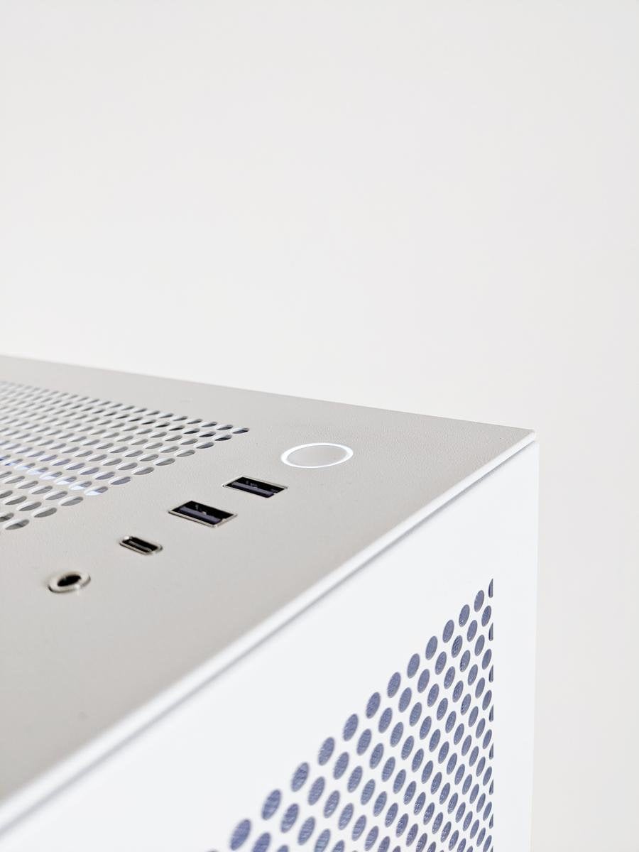 Gaming PC snow White 1TB SSD RTX 4060 Ryzen 5 White Gaming Computer 100 ...