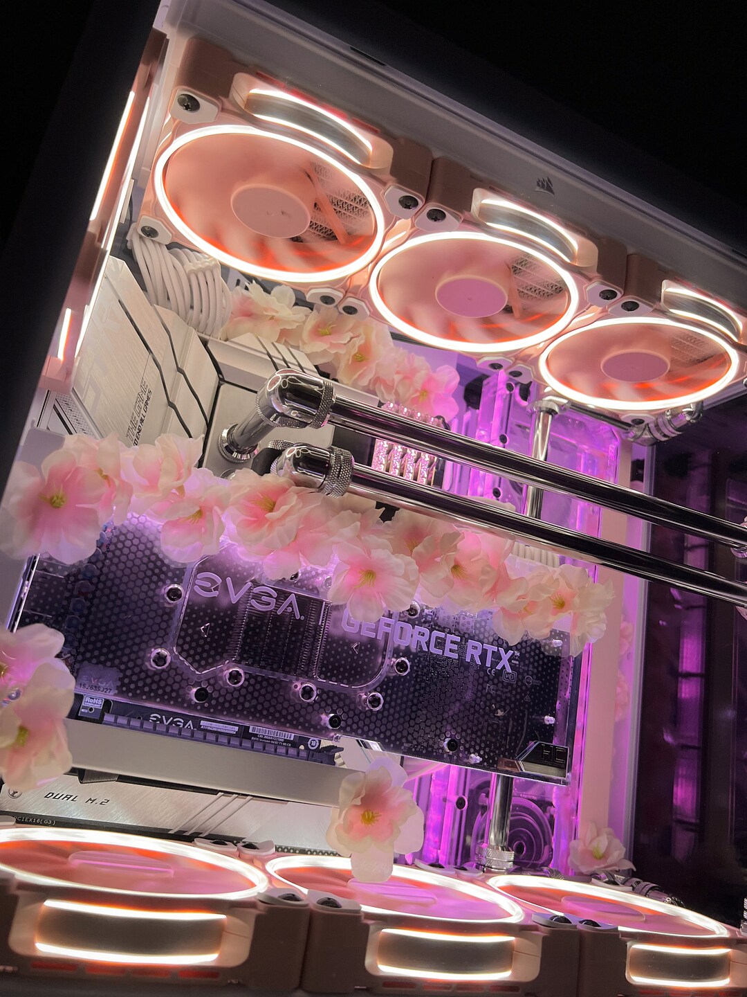 Gaming PC sakura V2 2TB Storage RTX 4090 Pink Streaming/gaming PC Gamer ...