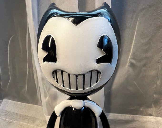 Bendy Ink Machine Figurine, Ink Bendy Devil Statue, 3D Printed Beast ...
