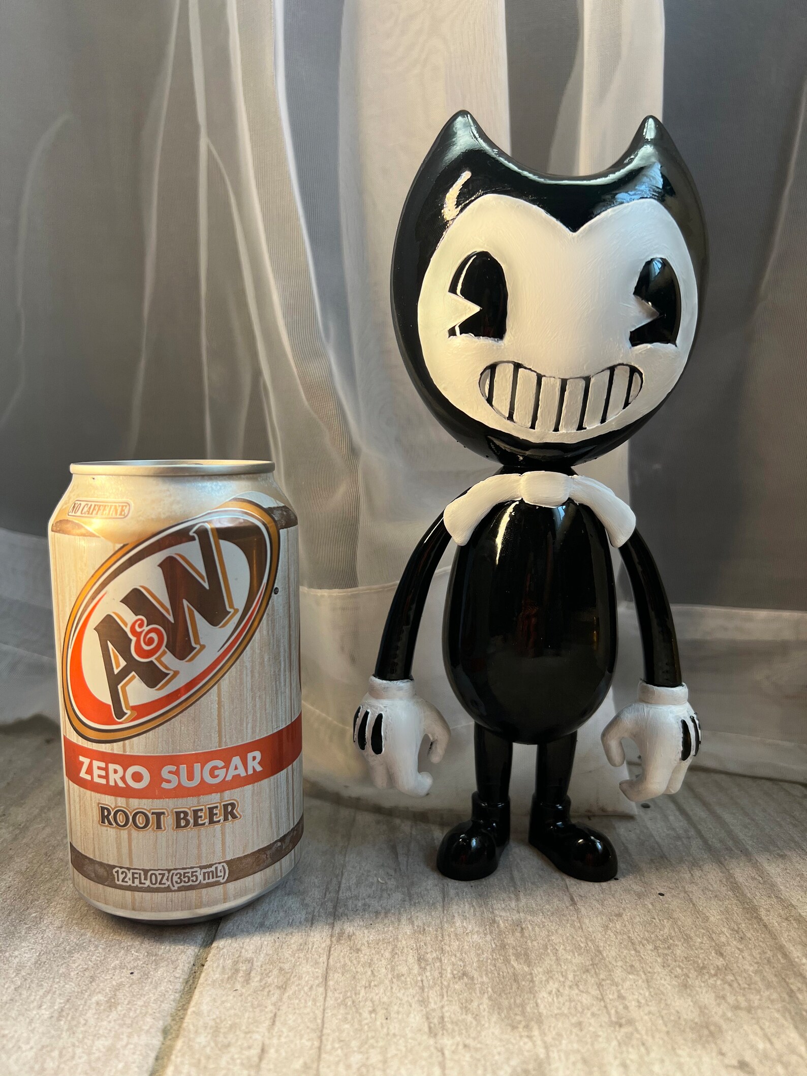 Bendy Ink Machine Figurine, Ink Bendy Devil Statue, 3D Printed Beast ...