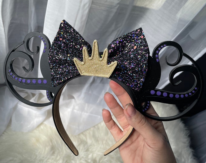 Gorgeous 3D Resin Printed Ursula Inspired Mickey / Minnie - Etsy