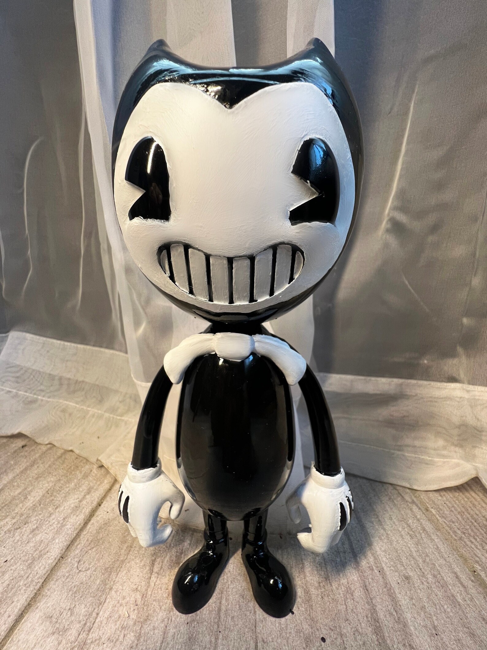 Bendy Ink Machine Figurine, Ink Bendy Devil Statue, 3D Printed Beast ...
