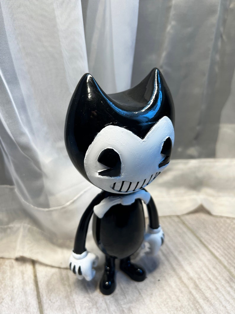 Bendy Ink Machine Figurine, Ink Bendy Devil Statue, 3D Printed Beast ...