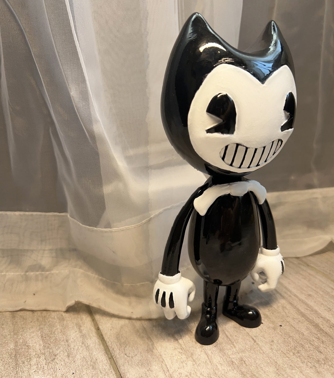 Bendy Ink Machine Figurine, Ink Bendy Devil Statue, 3D Printed Beast ...