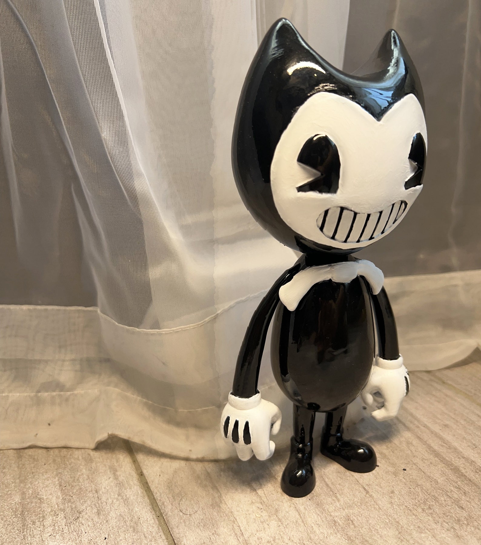 Bendy Ink Machine Figurine, Ink Bendy Devil Statue, 3D Printed Beast ...
