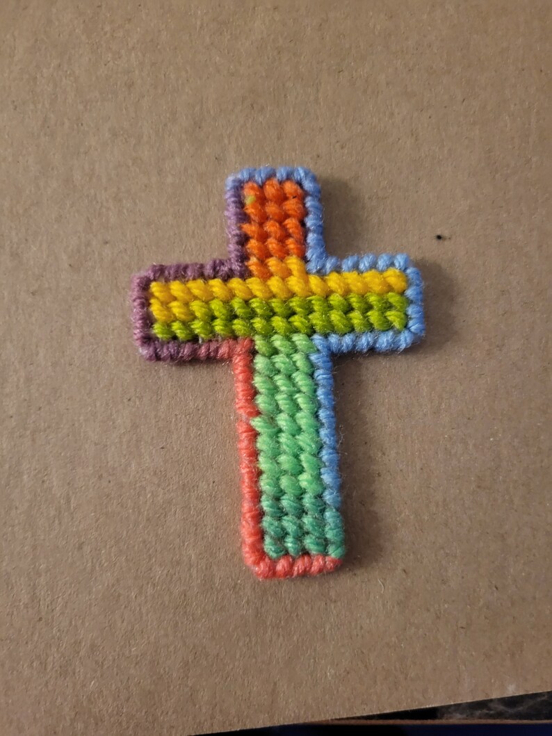 Plastic Canvas Cross - Etsy