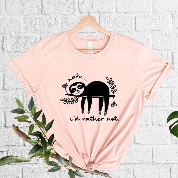 Sloth T Shirt - Etsy