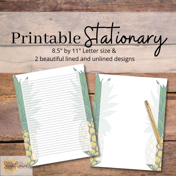 Pineapple Printable - Etsy