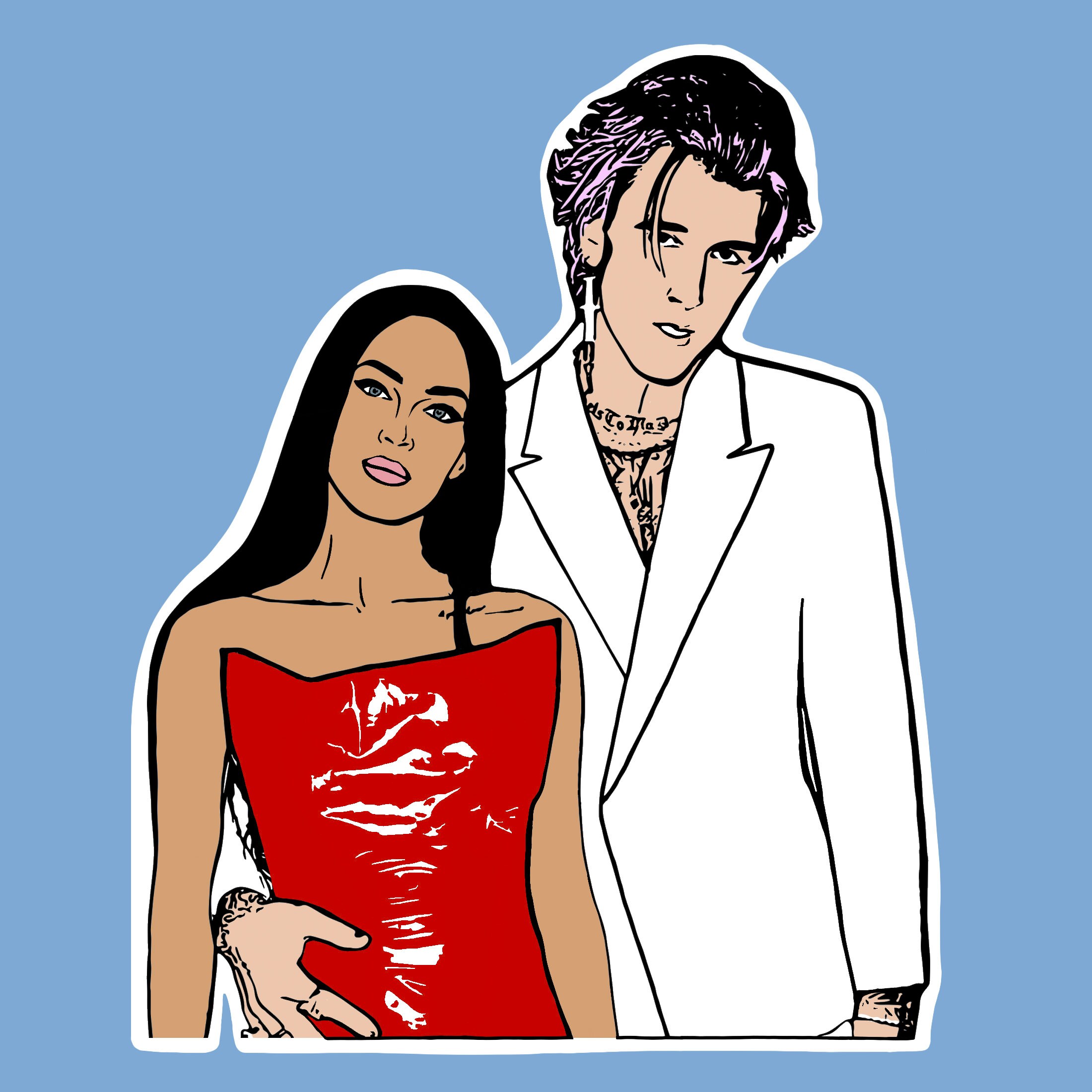 Celebrity SVG + PNG, Sticker File, Pop Art Style, Hand Drawing, Vector ...