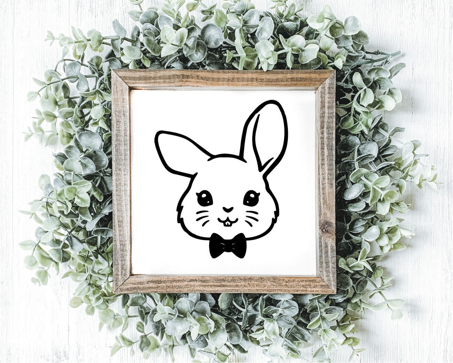 Bunny SVG, Easter Bunny SVG, Bowtie Bunny SVG, Easter Bunny Svg, Easter ...