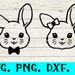 Bunny SVG, Easter Bunny SVG, Bowtie Bunny SVG, Easter Bunny Svg, Easter ...