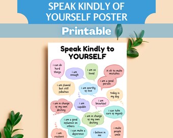 Things to Remember Poster Coping Skills, Calm Corner, Therapy Poster ...