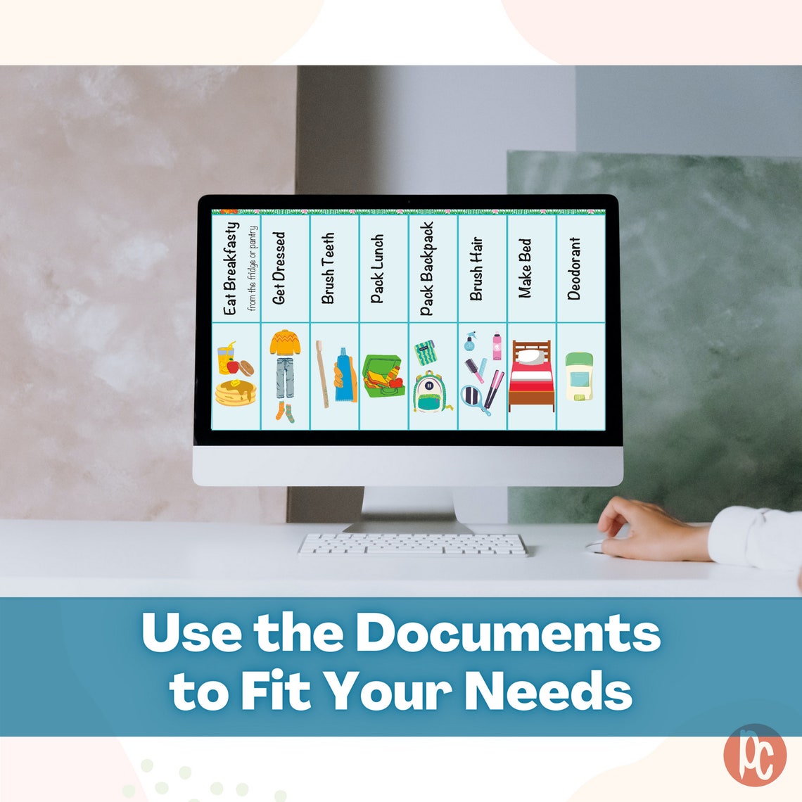 Editable Morning Routine Chart Bedtime Routine Printable - Etsy